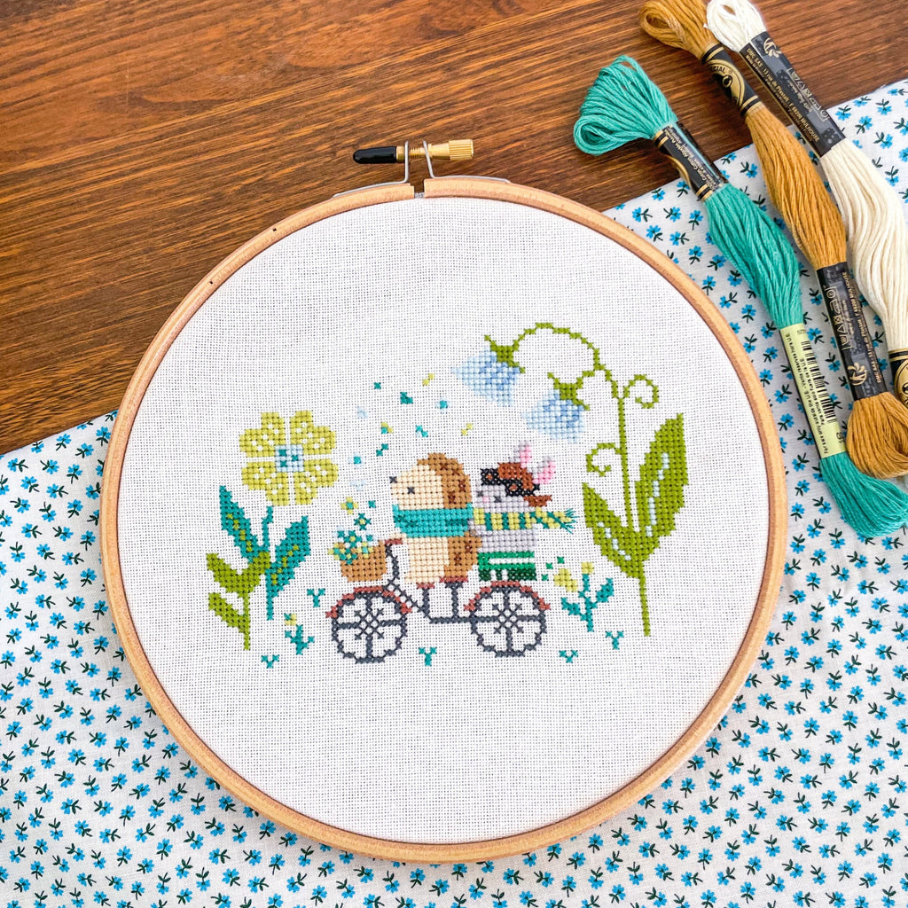 Through the Meadow Cross Stitch Pattern – The Clever Clove