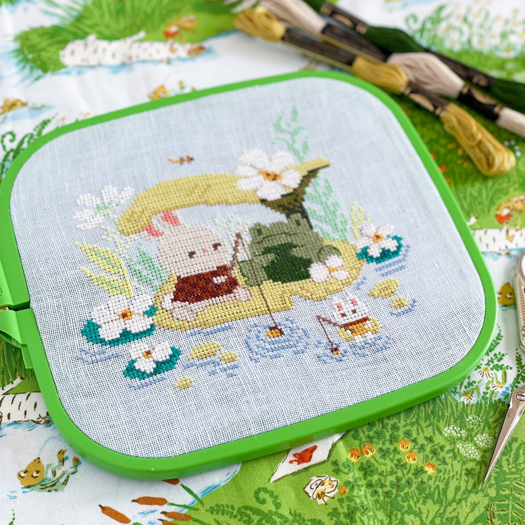 Gone Fishing Cross Stitch Pattern – The Clever Clove